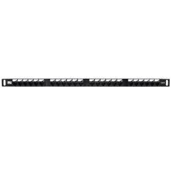 WP RACK WPC-PAN-6U-24HD PATCH PANEL CAT 6 UTP 24 PORTE RJ45, 0,5 U ALTA ...