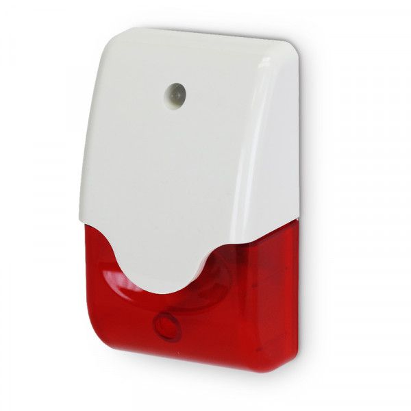 ELMO EL/6F 12V piezo siren in plastic enclosure with high LED lighting ...