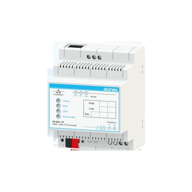 EKINEX EK-BK1-TP DMX gateway - KNX TP - KNX compatible | MT ...
